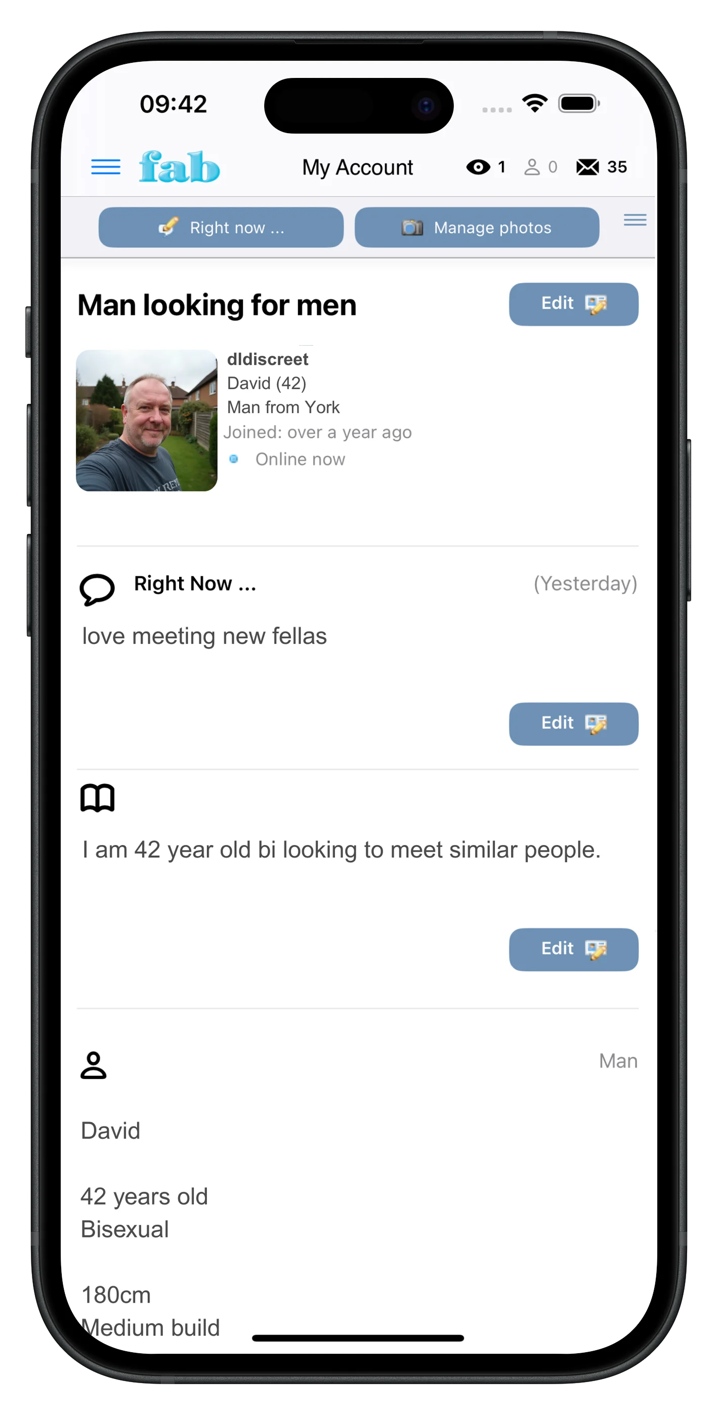 FabGuys App - Meet with like-minded gay and bisexual men